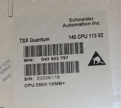 Schneider CPU TSX Quantum PLC CPU Module NEW PartCrib Com