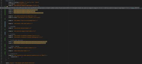 Android Support Library Gradle Conflict Stack Overflow