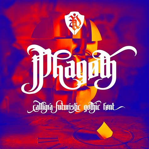 Phagoth Is Calligra Futuristic Gothic Typeface It Is Suitable For