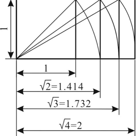 The Geometric Drawing Of Root Rectangle Download Scientific Diagram
