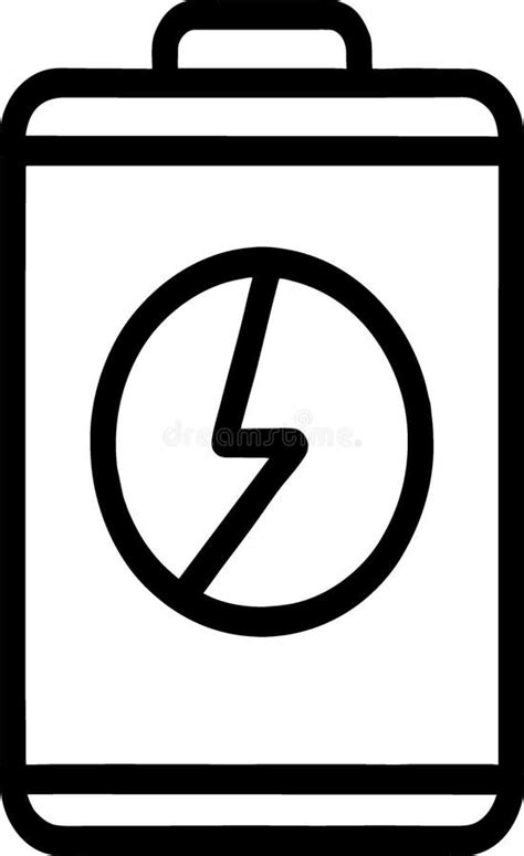Battery Charging Icon In Outline Style Stock Illustration Illustration Of Flash Power 289964891