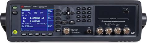 Keysight E4981a Capacitance Meter Requires Purchase Of Frequency