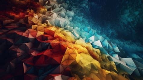Abstract Geometric Background Ai Generative Generative Ai Stock Illustration Illustration Of