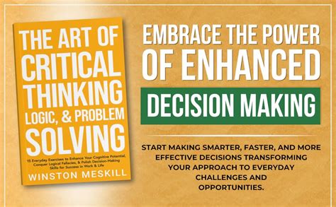 The Art Of Critical Thinking Logic And Problem Solving 15 Everyday Exercises To Enhance Your