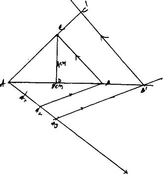 Construct An Isosceles Triangle Whose Base Is 8 Cm And Altitude 4 Cm