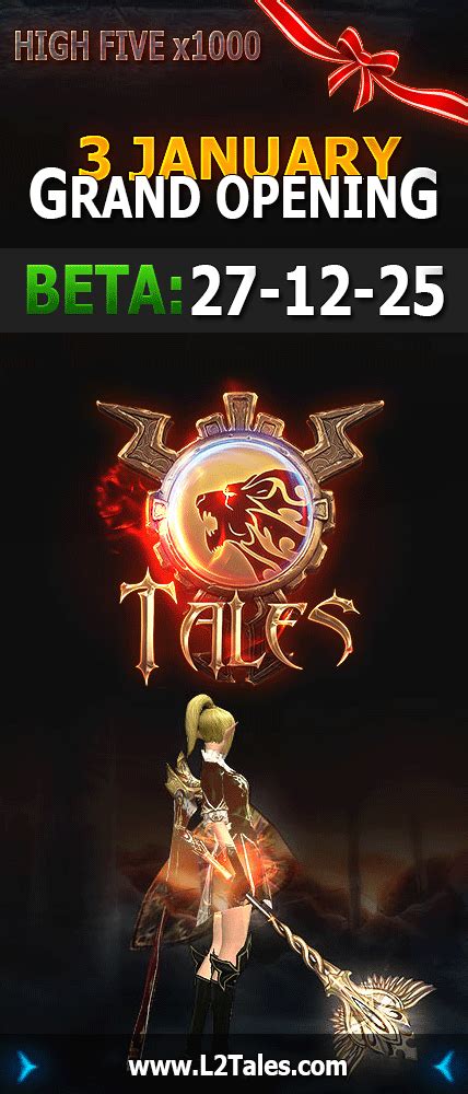 L2theend Highfive X1 L2servers L2top Private Lineage2 Server