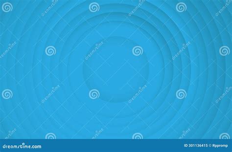 Abstract Circle Layers Texture On Blue Background With Shadow Stock Illustration Illustration