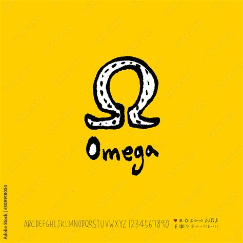 손으로 그린 알파벳 일러스트 Stock Vector Adobe Stock