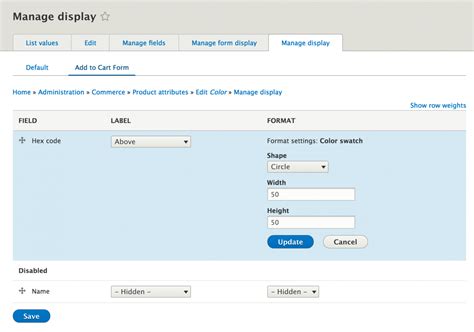 Enabling Fancy Attributes In Drupal Commerce 2x Dna Creative Group Ltd