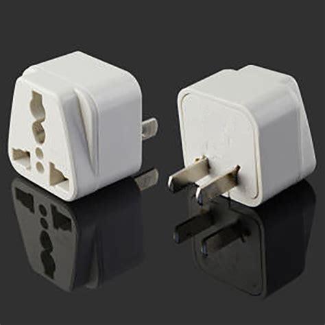 Male Usa 2 Pin To Female European Uk Usa 2 Pin Power Plug Adapter Converter 2 Flat Pin Plug