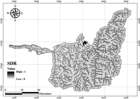 Spatial Distribution Of Sediment Delivery Ratio In Zhuoshui River Basin Download Scientific