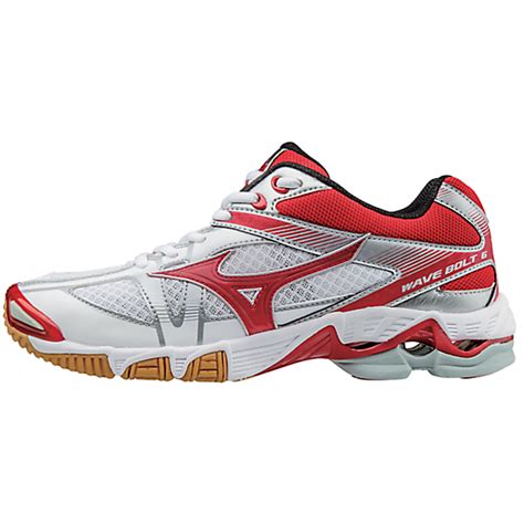 Red Mizuno Volleyball Shoes