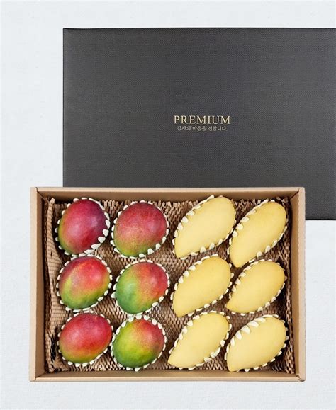 프리미엄 망고 혼합 선물세트 5kg 내외 12입 태국망고6입 애플망고6입
