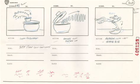 Tiny Toon Adventures Lets Do Lunch Storyboard Drawing Id Oct23143