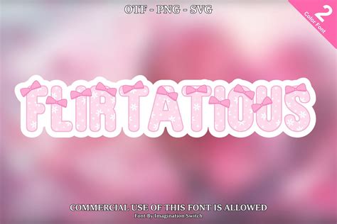 Flirtatious Font