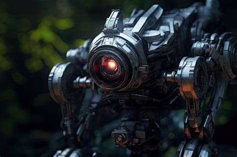 Premium Ai Image Hunting Robot Generative Ai