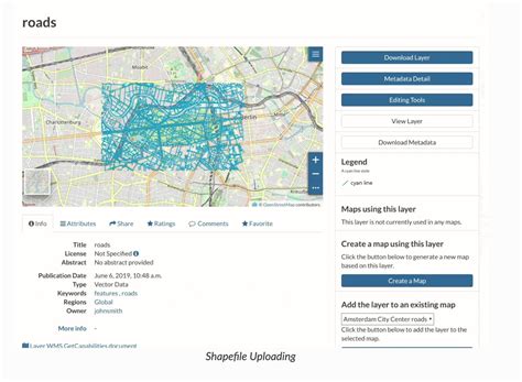 Geonode Layer Overview Legend Not Displaying Geographic Information