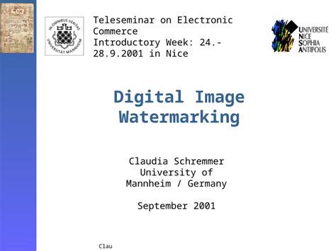 Ppt Schremmer Watermarking Dokumen Tips