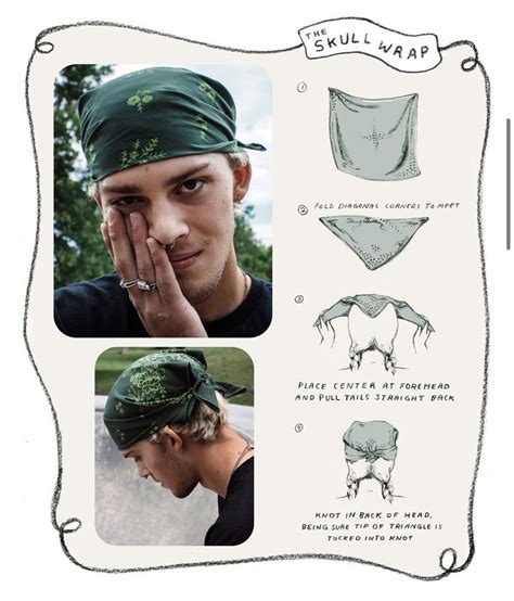Skull Wrap Bandana Head Wrap Bandana Bandana Skull