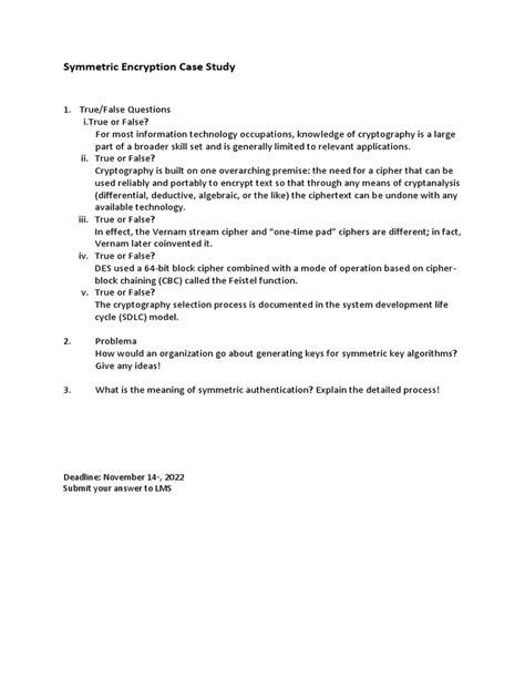 Understanding Symmetric Encryption A Case Study On Key Generation