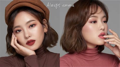 화보장인엠마 가을 분위기 여신 웜톤쿨톤 메이크업 톤 별 립스틱 컬러 추천 I 엠마뷰티 Emmabeauty Youtube
