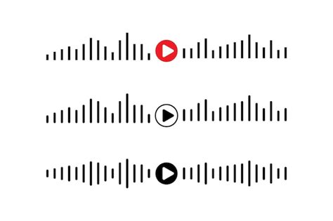 Premium Vector Sound Wave Icon Podcast Player Interface Music Symbol