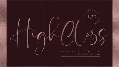 High Class Handwritten Font › Fontesk High Class Handwritten Font › Fontesk