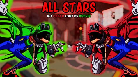 Fnf All Stars Ultra M Found His Brother 2 Gods 10 Players Youtube