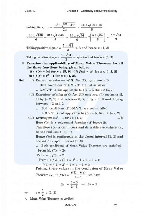 Ncert Solutions For Class 12 Maths Chapter 5 Exercise 58 Mathongo
