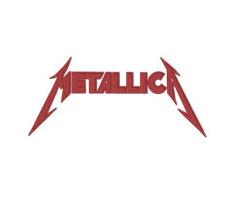 Metallica Embroidery Design Files Rock Metal Band Design For