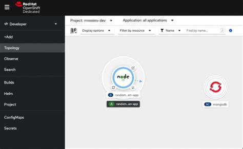 Work With Databases In The Openshift Web Console Foundations Of Openshift Red Hat Developer