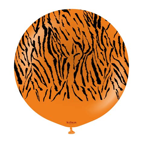 24 Safari Tiger Print Orange Kalisan Uk Limited