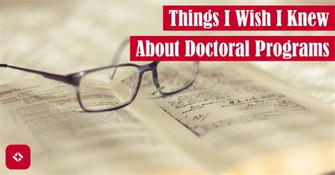 9 Things I Wish I Knew About Doctoral Programs The Renegade Coder