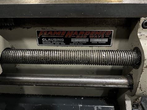 Clausing Lathe Model 1500 Wisconsin Metalworking Machinery Inc