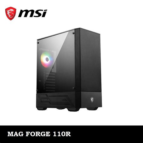 Msi Mag Forge R Atx Gaming Pc Case Acrylic Case Shopee Malaysia