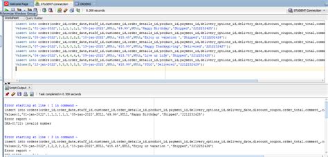 Sql While Inserting The Values I Am Getting Invalid Number Error
