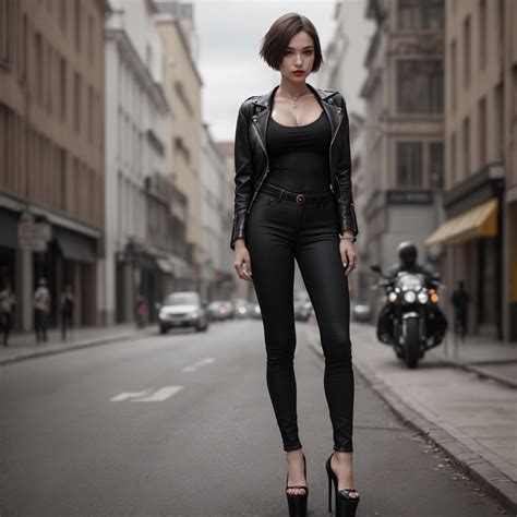 Biker Girl 4 By Thescarletai On Deviantart