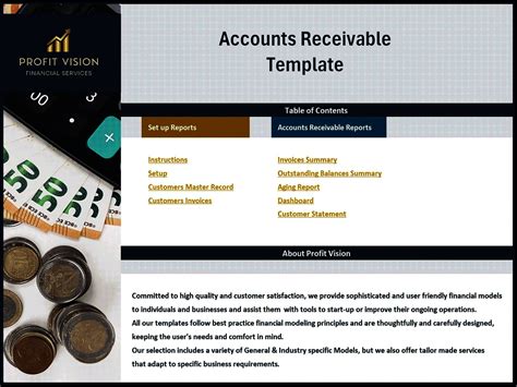 Accounts Receivable Excel Template