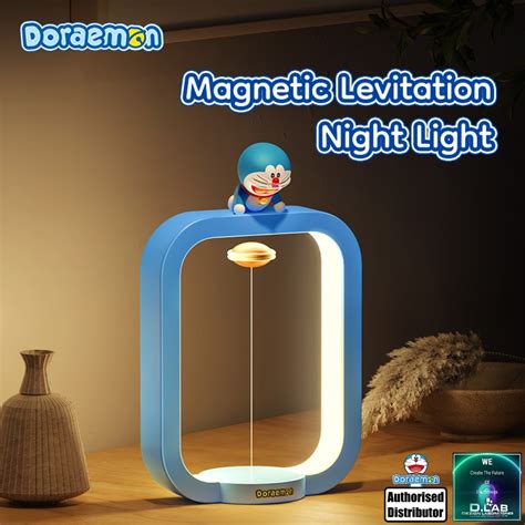 Doraemon Magnetic Levitation Night Light Blue Shopee Singapore