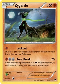 Pokemon Zygarde Card