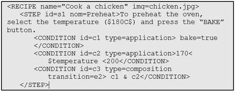 A Simplified Example Of A Recipe In XML Download Scientific Diagram