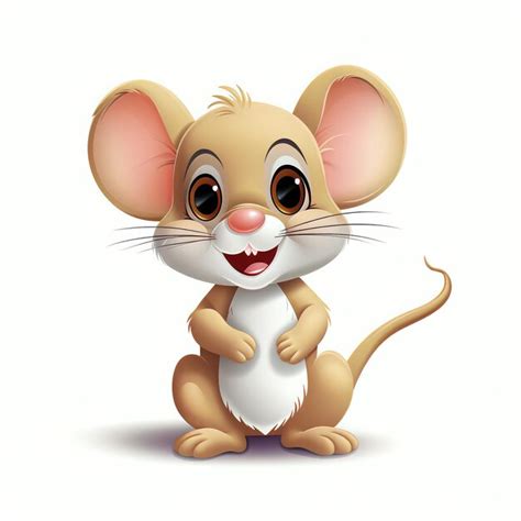 Tiny Mouse Cartoon Vector Illustration Premium Ai Generated Image