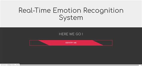 Real Time Emotion Recognition Devpost