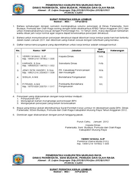 Spk Lembur Pdf