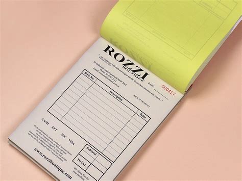 Custom Invoice Book Printing Services Fast Printing Nz