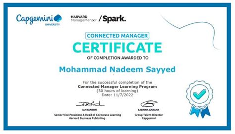 Mohammad Nadeem Sayyed On Linkedin Capgemini