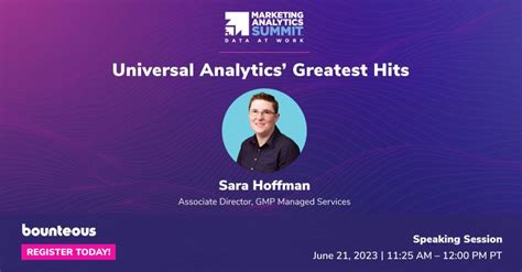 Bounteous On Linkedin Marketing Analytics Summit 2023 Universal Analytics Greatest Hits