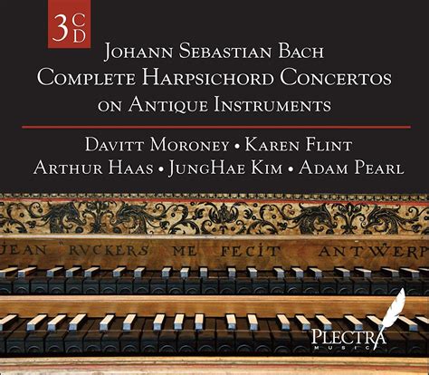 Johann Sebastian Bach 1685 1750 Complete Harpsichords Concertos On