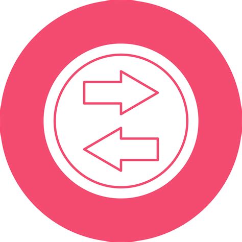 Two Way Arrow Vector Icon Design 27929595 Vector Art At Vecteezy