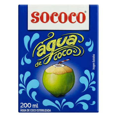 Agua De Coco Sococo 200ml Gtineanupc 7896565955830 Cadastro De